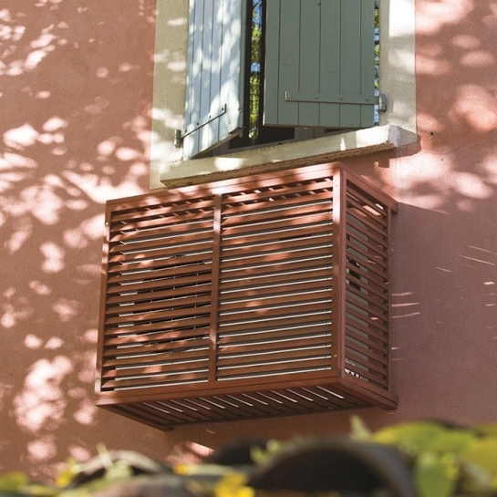 Cache Climatiseur Bois Decoclim - Livraison offerte