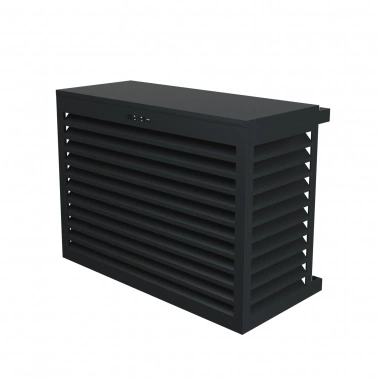Air conditioning cover & heat pump cover - Wood or aluminum