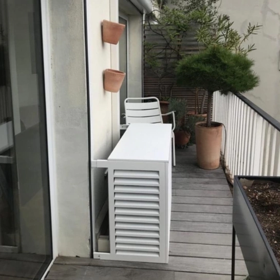 Cache groupe de clim ou pompe à chaleur Decoclim. Livraison gratuite